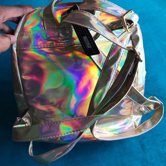 Limelight | Bags | Mini Gold Backpack | Poshmark